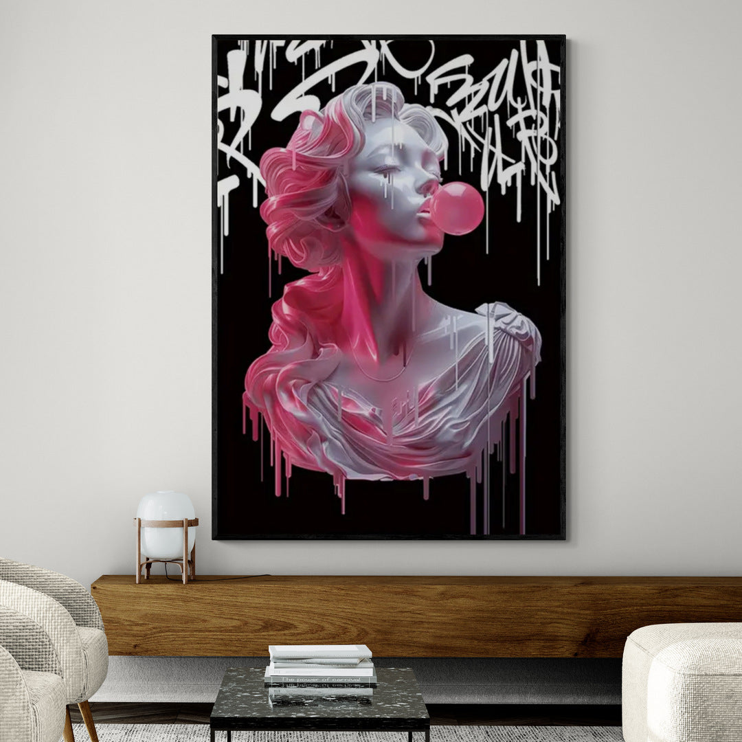 Tableau - Statue Bubble gum Street Art – Kalunea