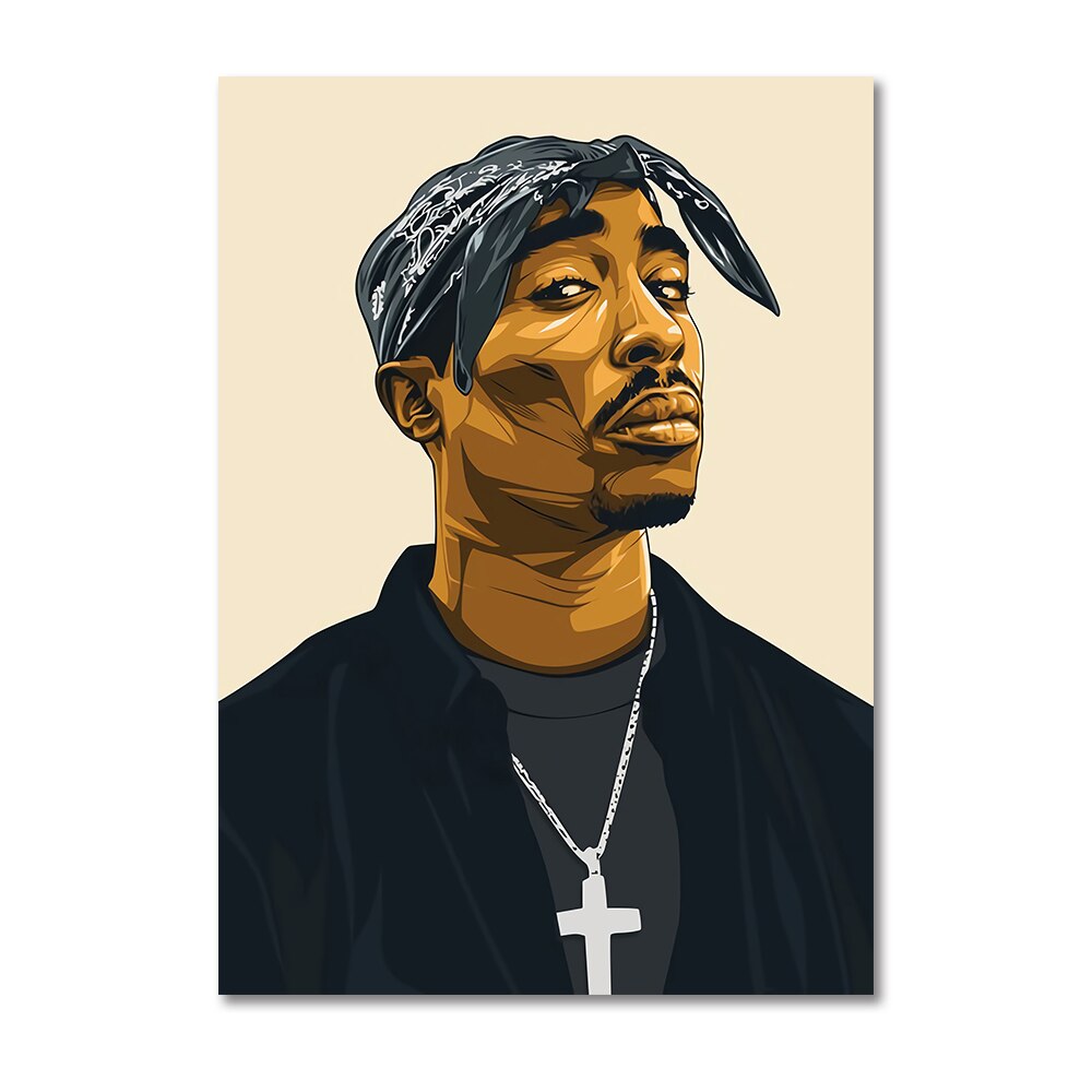 Tableau - 2 Pac Tupac Portrait – Kalunea