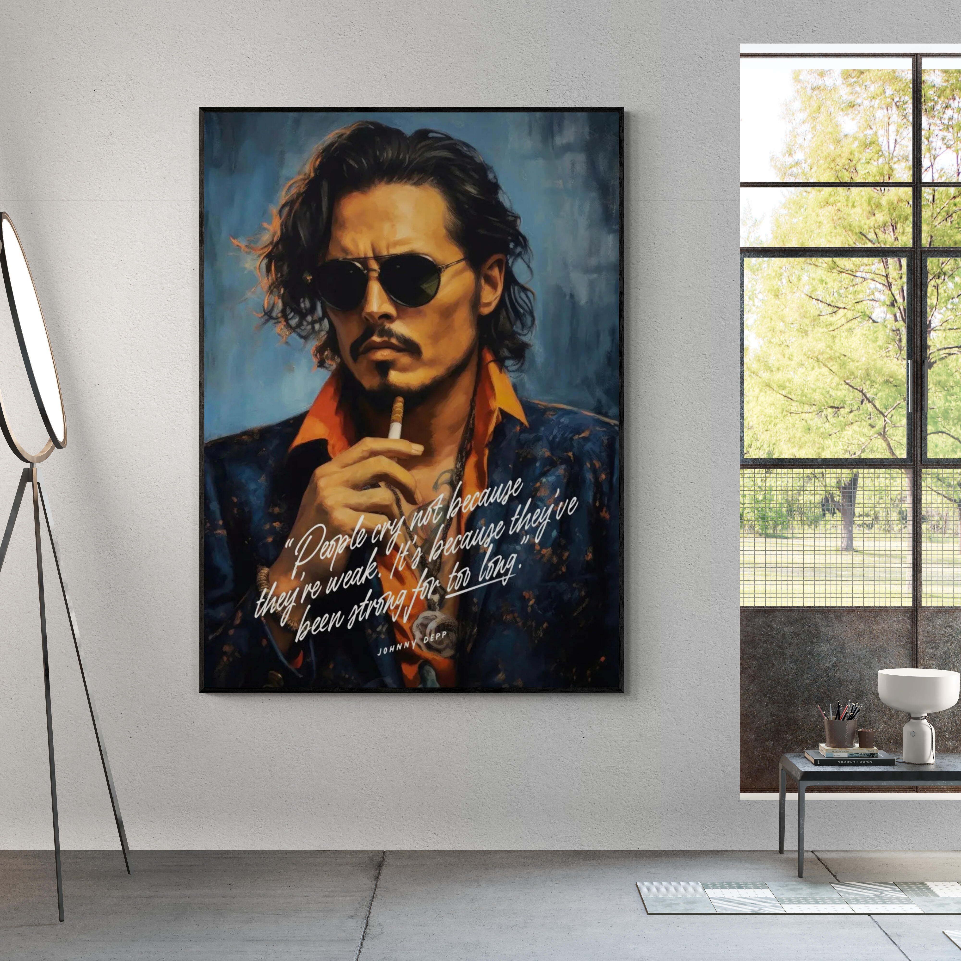 Tableau - Johnny Depp Film Acteur Tableau – Kalunea