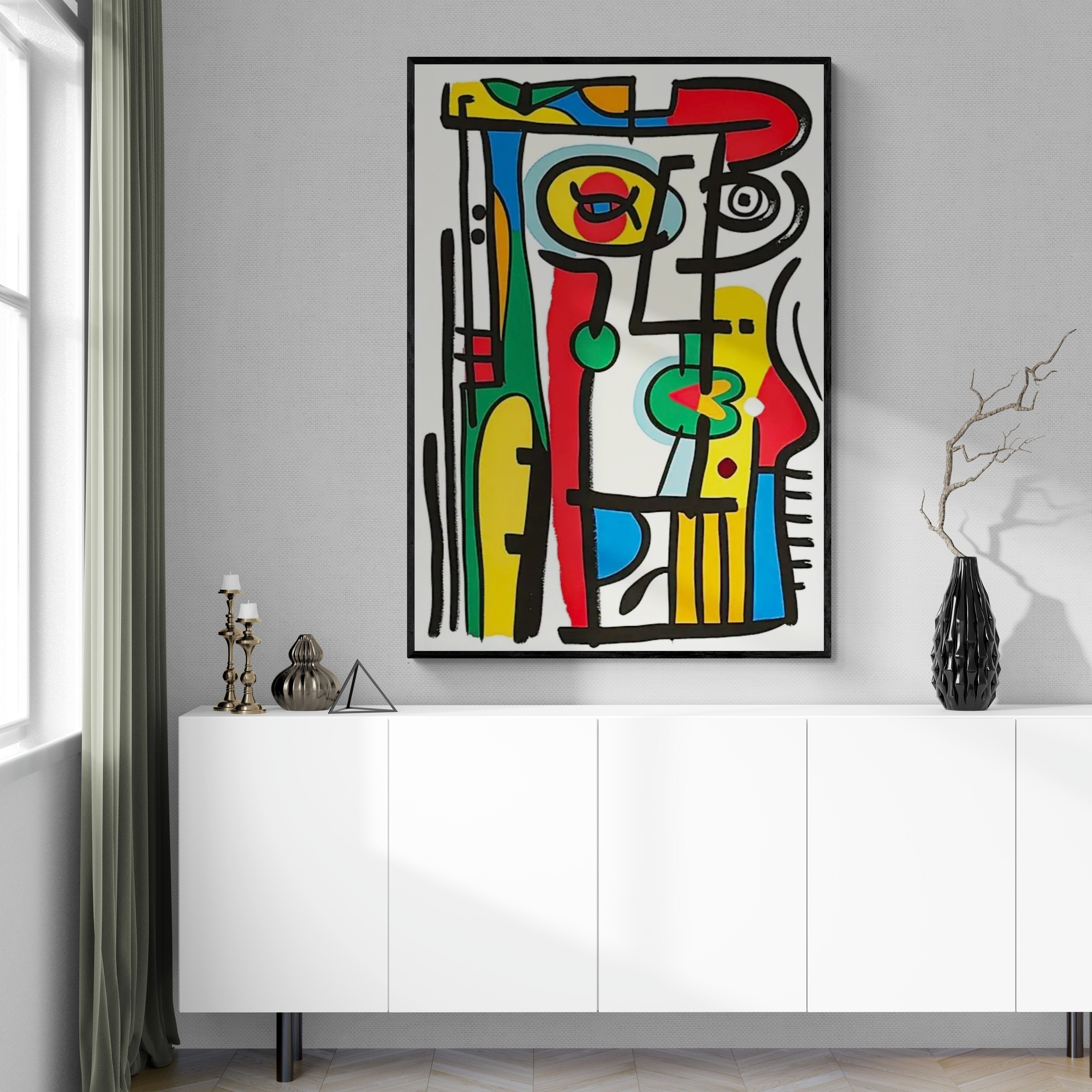 Tableau - Cubisme Abstrait Art – Kalunea
